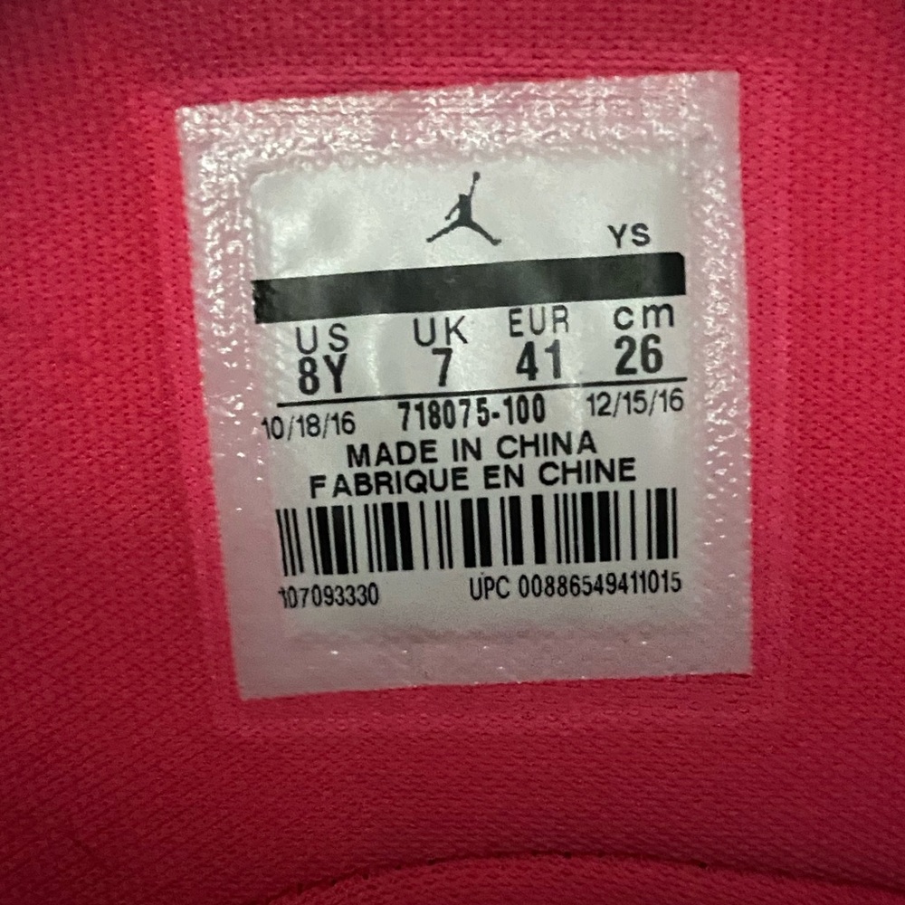 Pink And White Air Jordan 3s - Gem